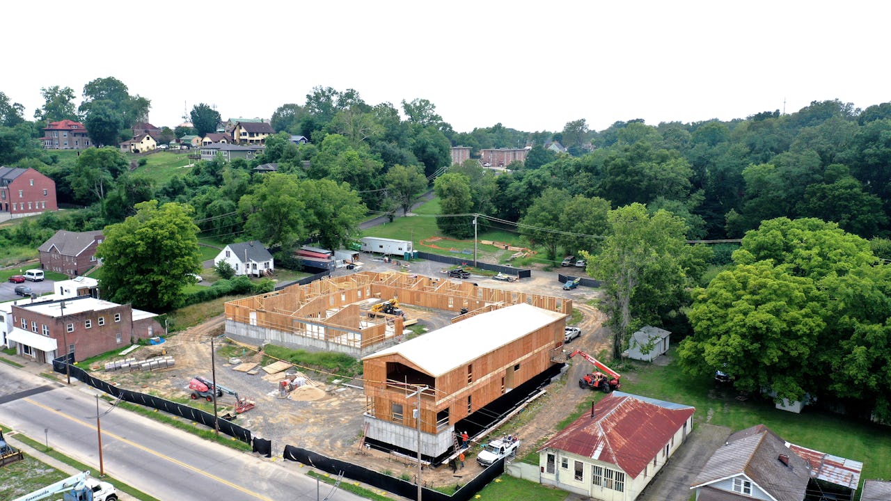 construction progress at lifehouse. — Modus Studio