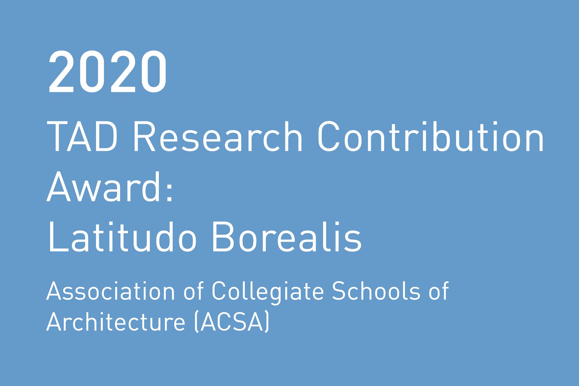 2020 ACSA Award — rvtr