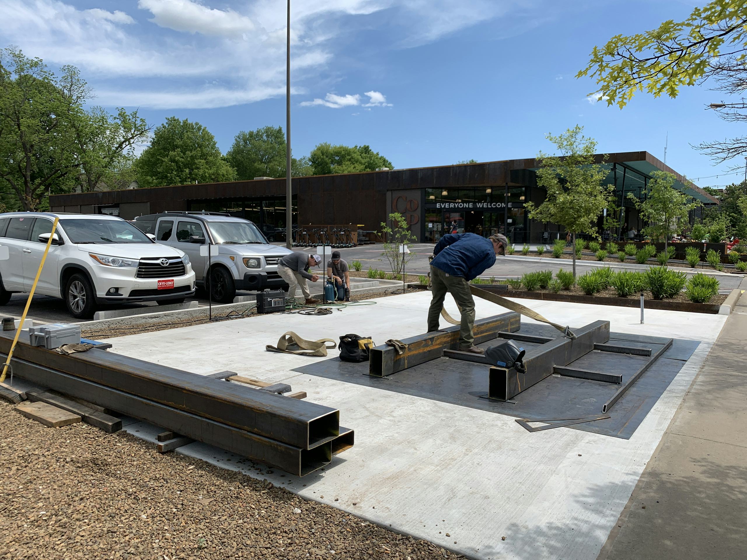 modus shop builds new bike pavilion. — Modus Studio