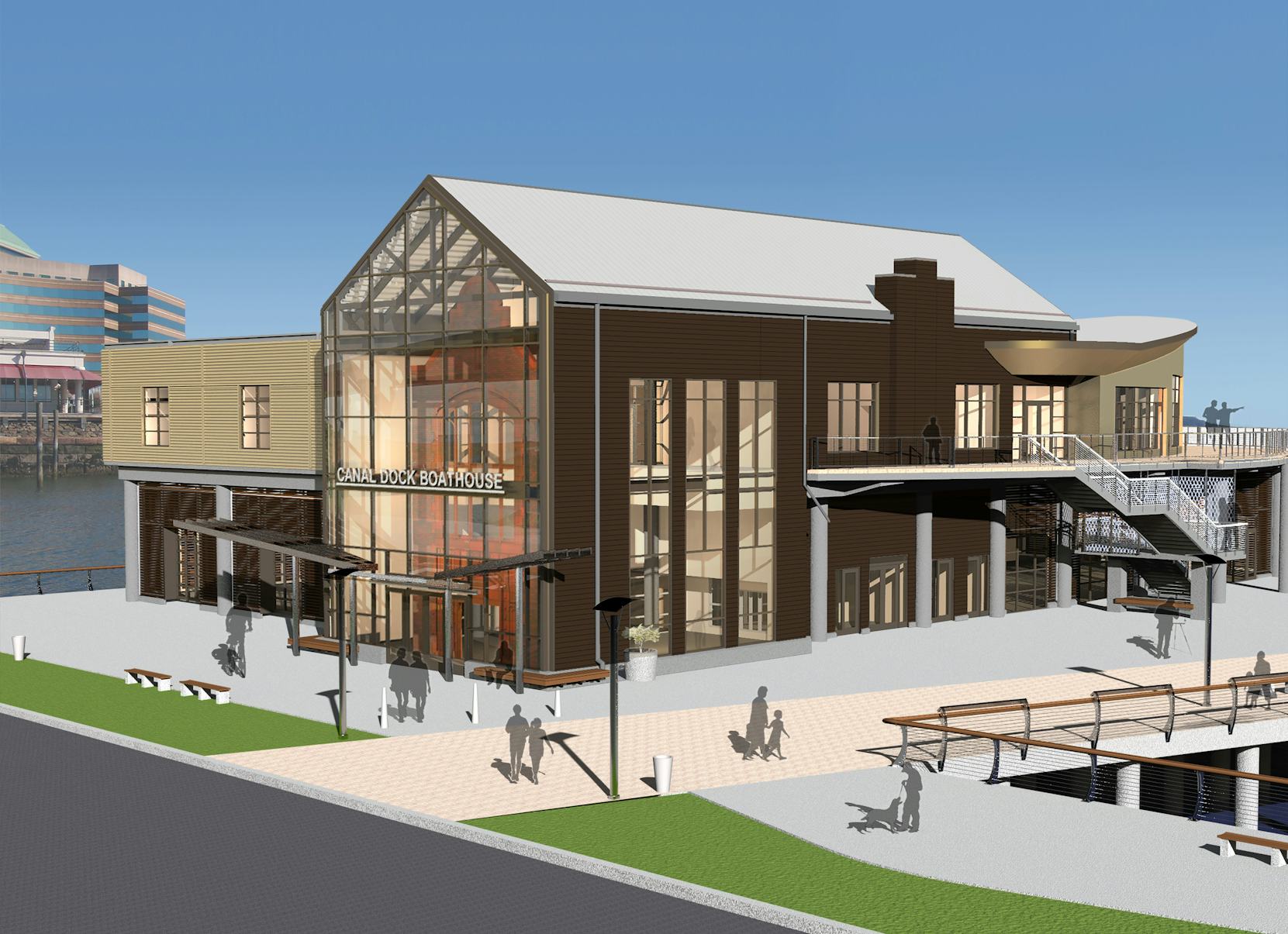 Canal Dock Boathouse — Gregg Wies & Gardner Architects