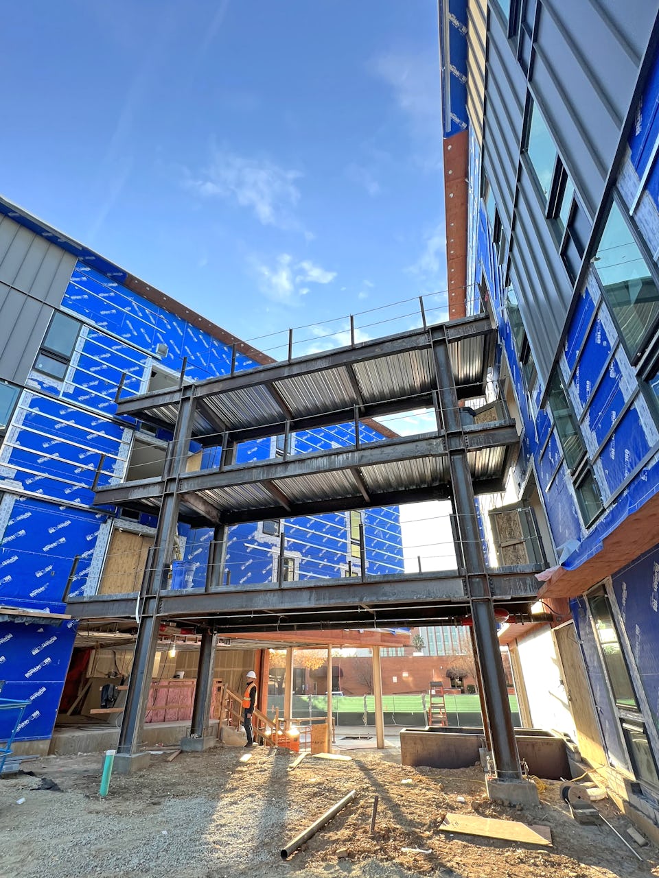 construction progress at block 7. — Modus Studio