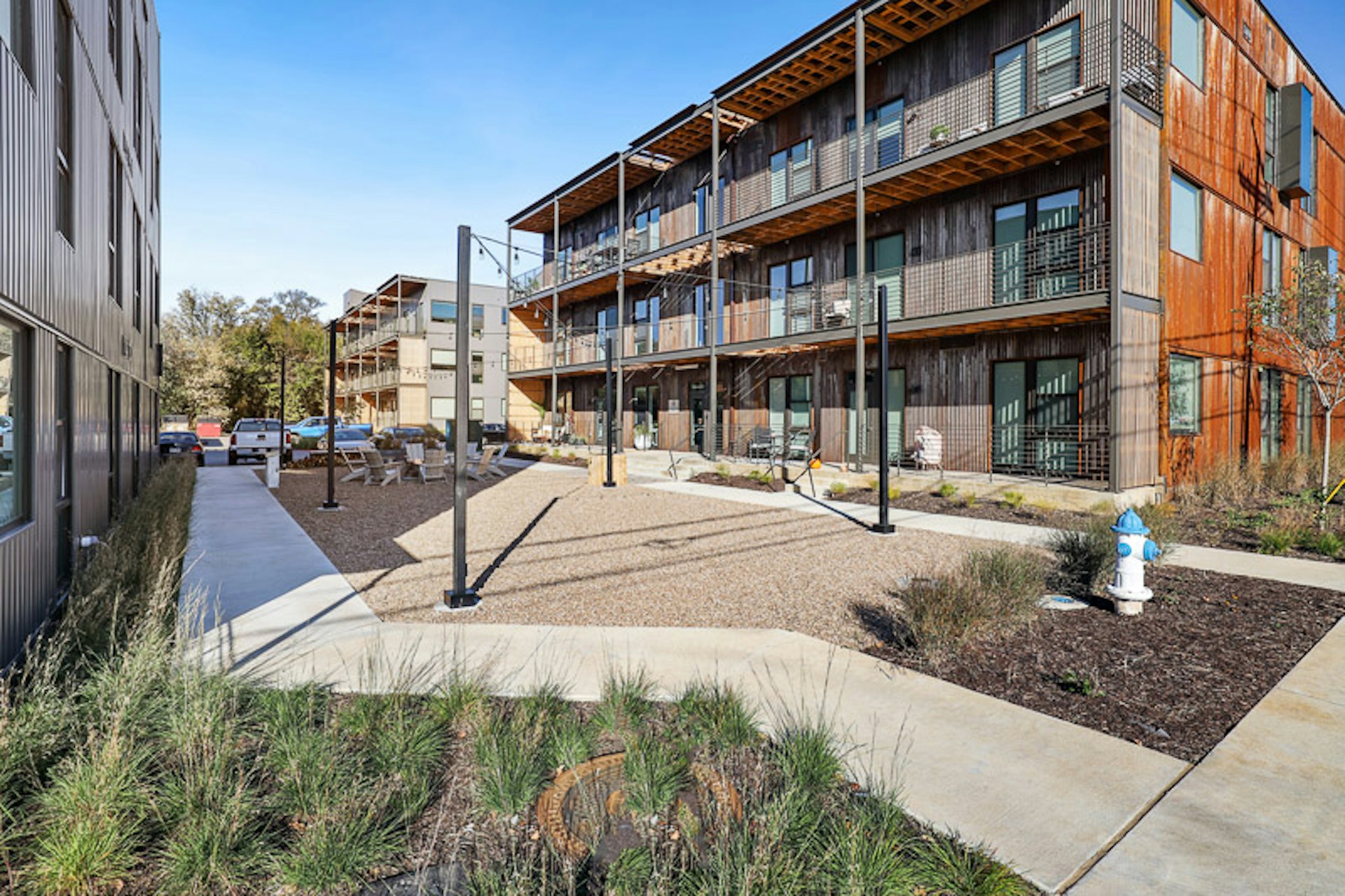 south yard awarded by fitwel. — Modus Studio