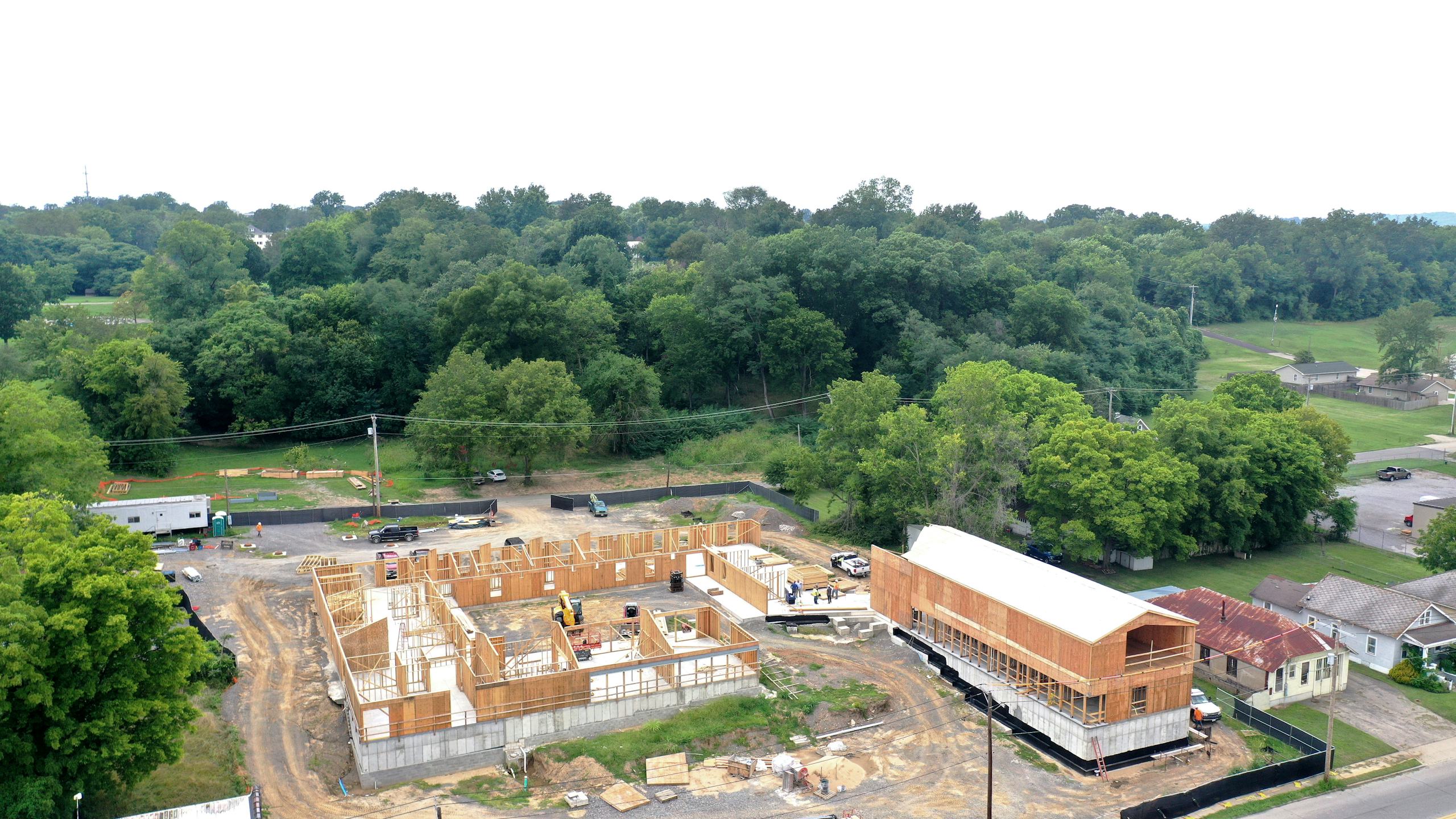 construction progress at lifehouse. — Modus Studio