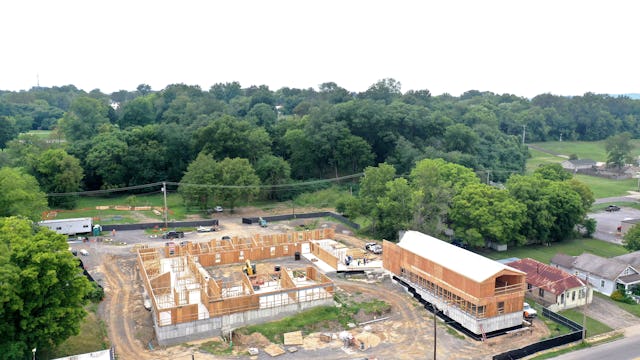 construction progress at lifehouse. — Modus Studio