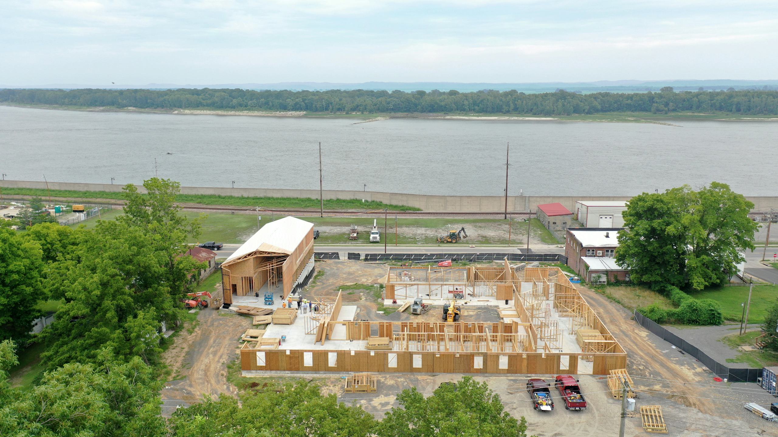 construction progress at lifehouse. — Modus Studio