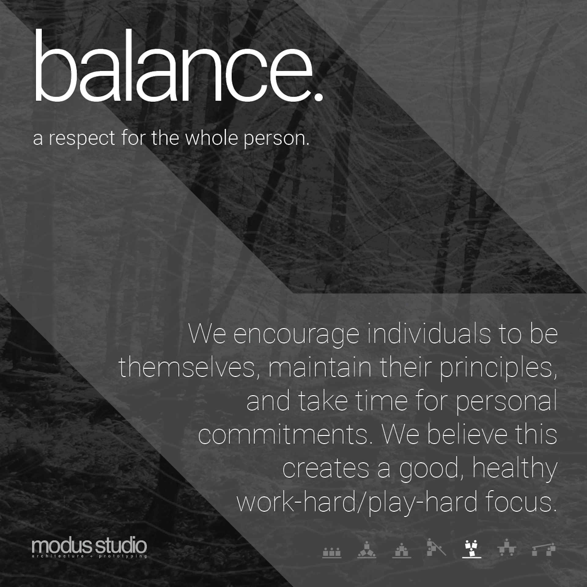 modus principle #5 | balance. — Modus Studio