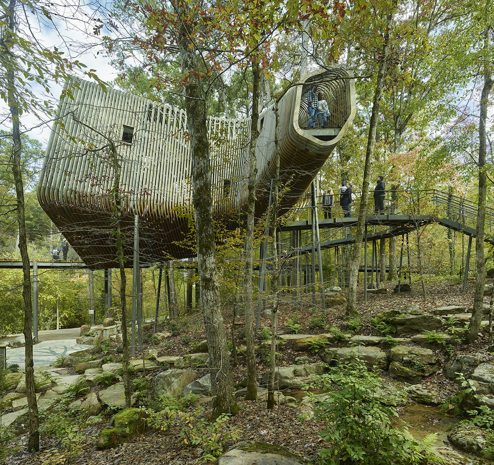 The Evans Tree House at Garvan Woodland Gardens — Modus Studio