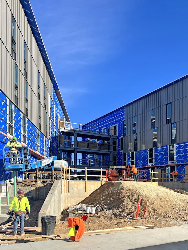 construction progress at block 7. — Modus Studio