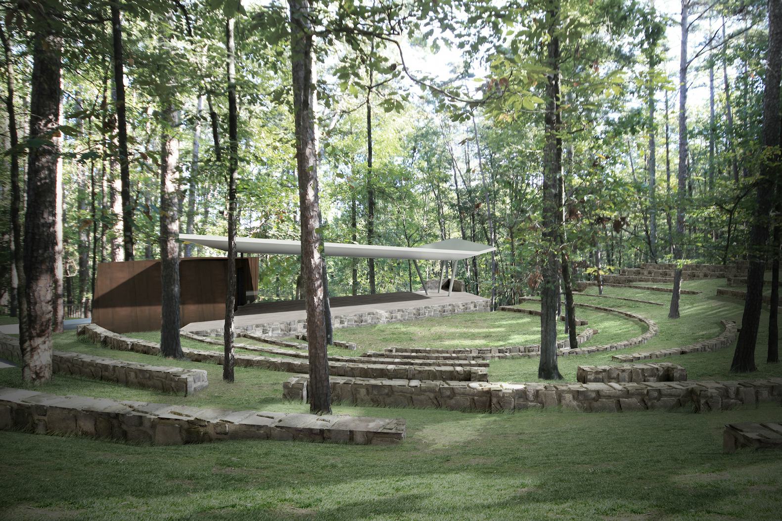 Klipsch Amphitheatre at Garvan Woodland Gardens — Modus Studio