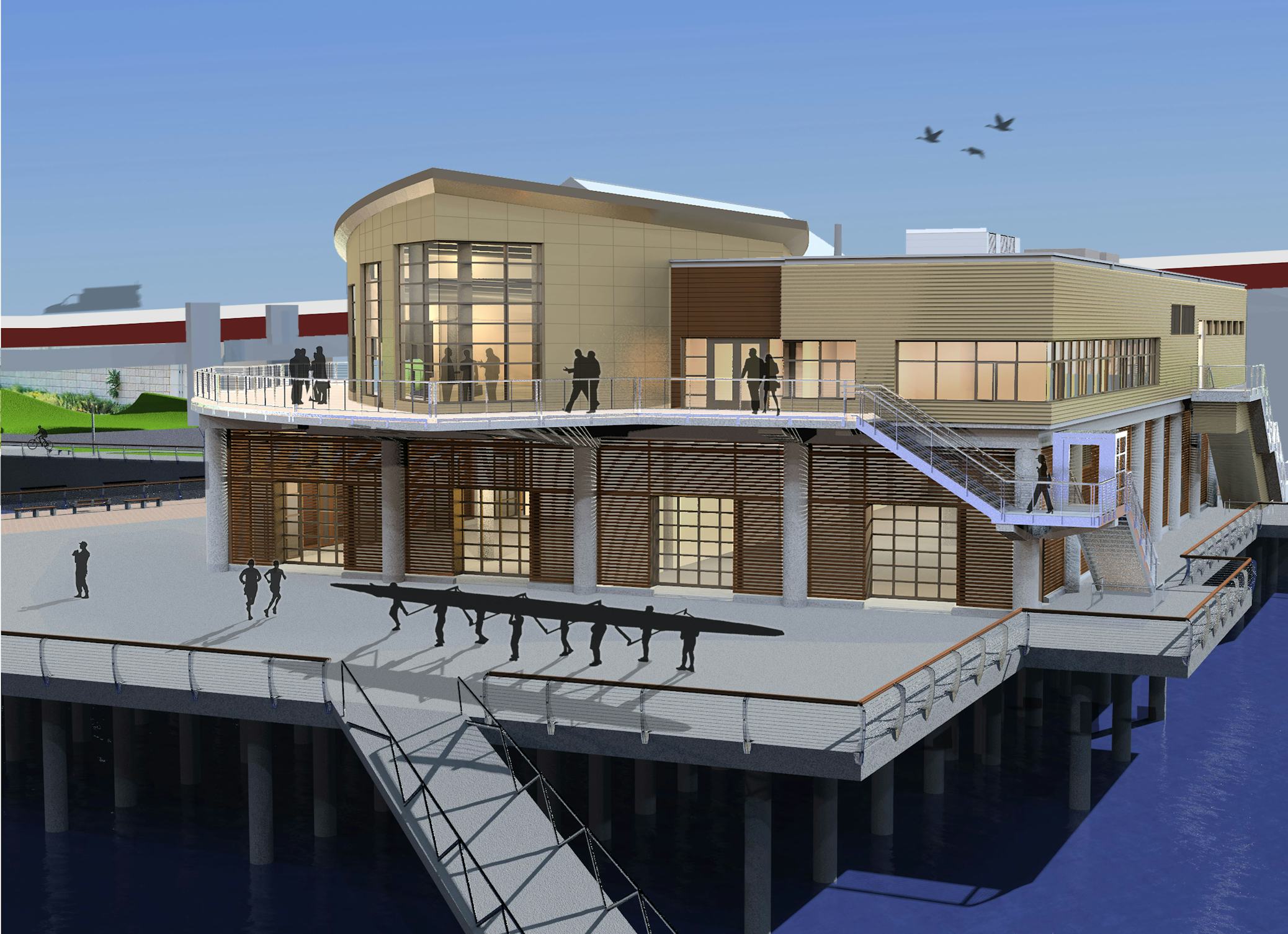 Canal Dock Boathouse — Gregg Wies & Gardner Architects