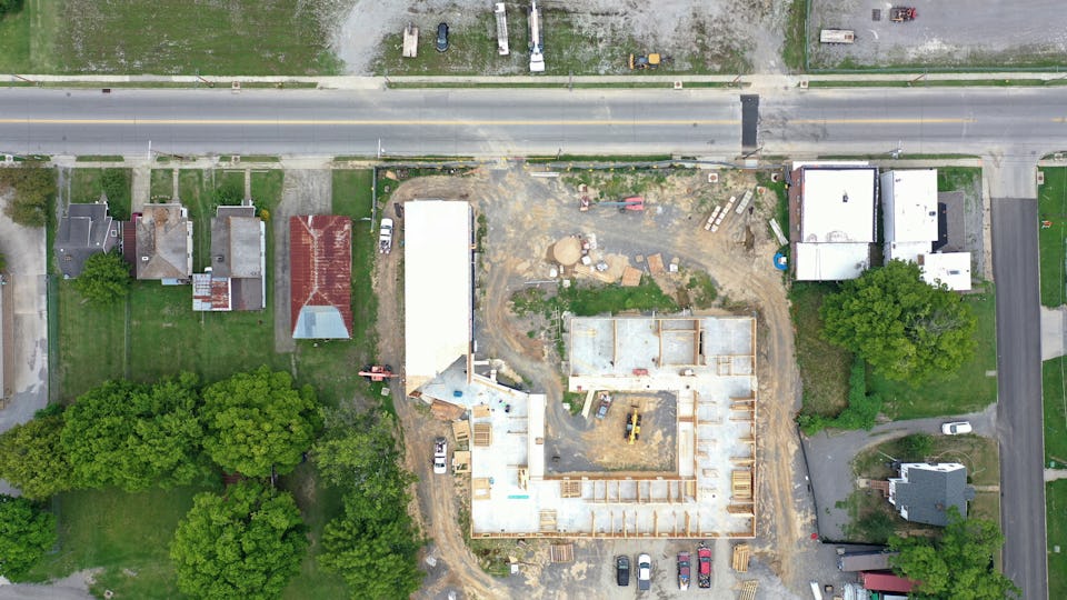 construction progress at lifehouse. — Modus Studio