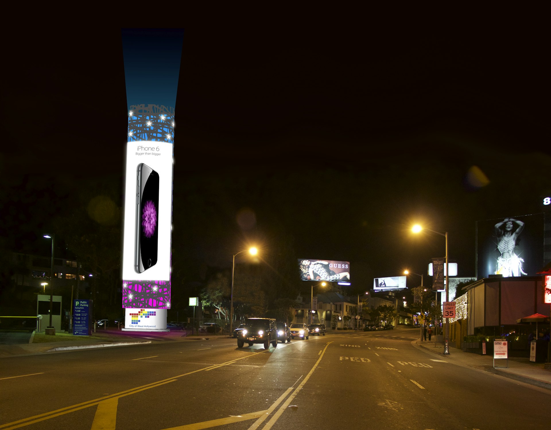 Hollywood Signage - Cylinder — Ian Birchall & Associates